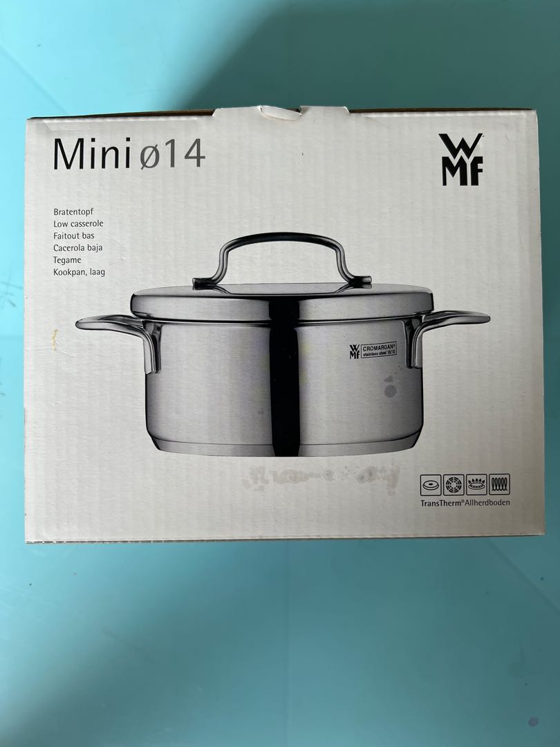WMF mini pot 14cm low casserole, Furniture & Home Living, Kitchenware ...