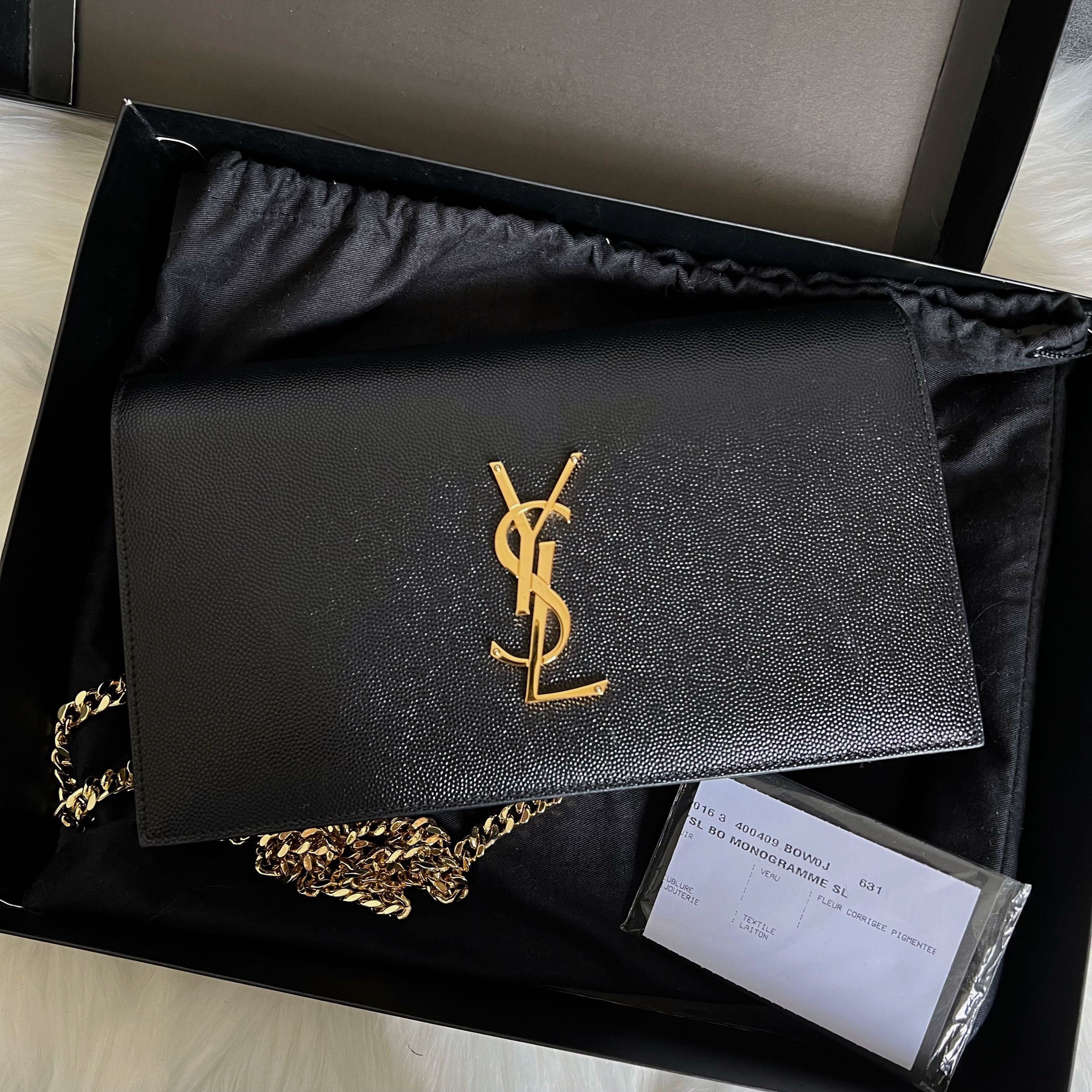 YSL Clutch Bag, Luxury, Bags & Wallets on Carousell