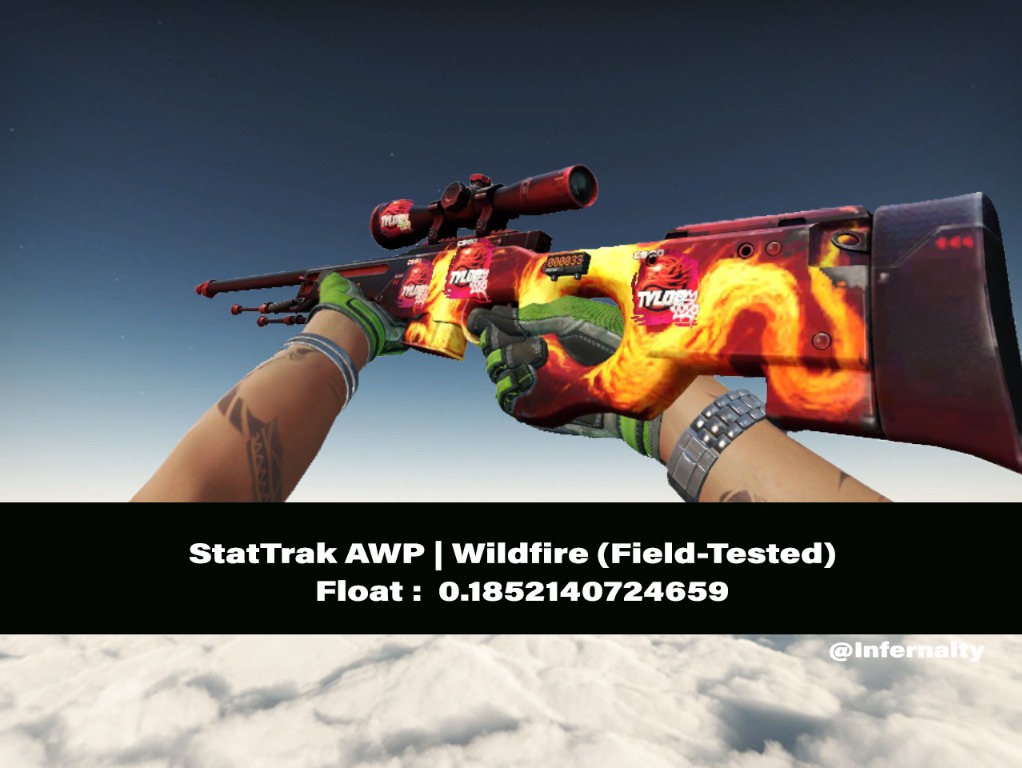 (0.18FV) StatTrak AWP Wildfire FT CSGO SKINS KNIVES, Video Gaming ...