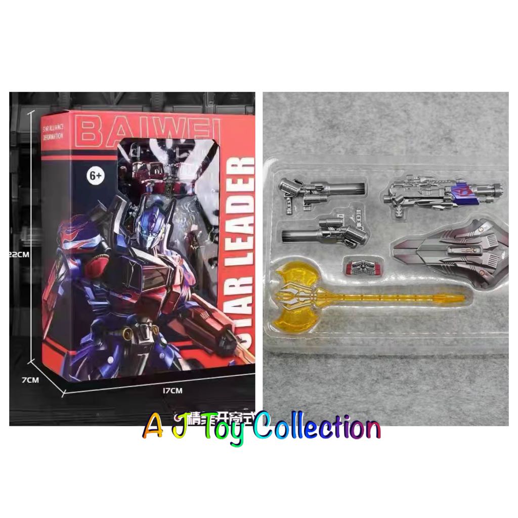 [ In Stock ] Transformers BaiWei BW H6002-A1 Star Leader Metallic With ...