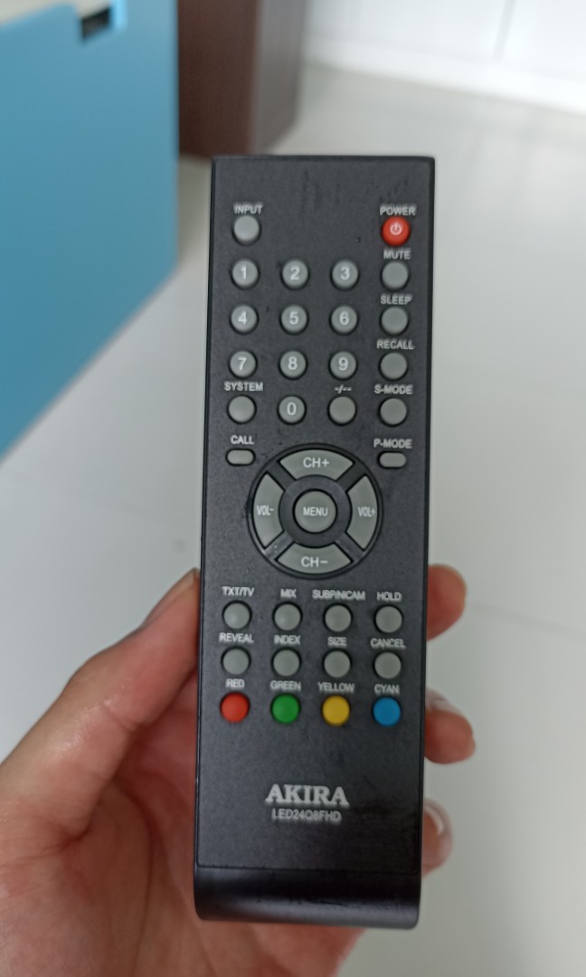 Akira TV remote LED24Q8FHD, TV & Home Appliances, TV & Entertainment ...