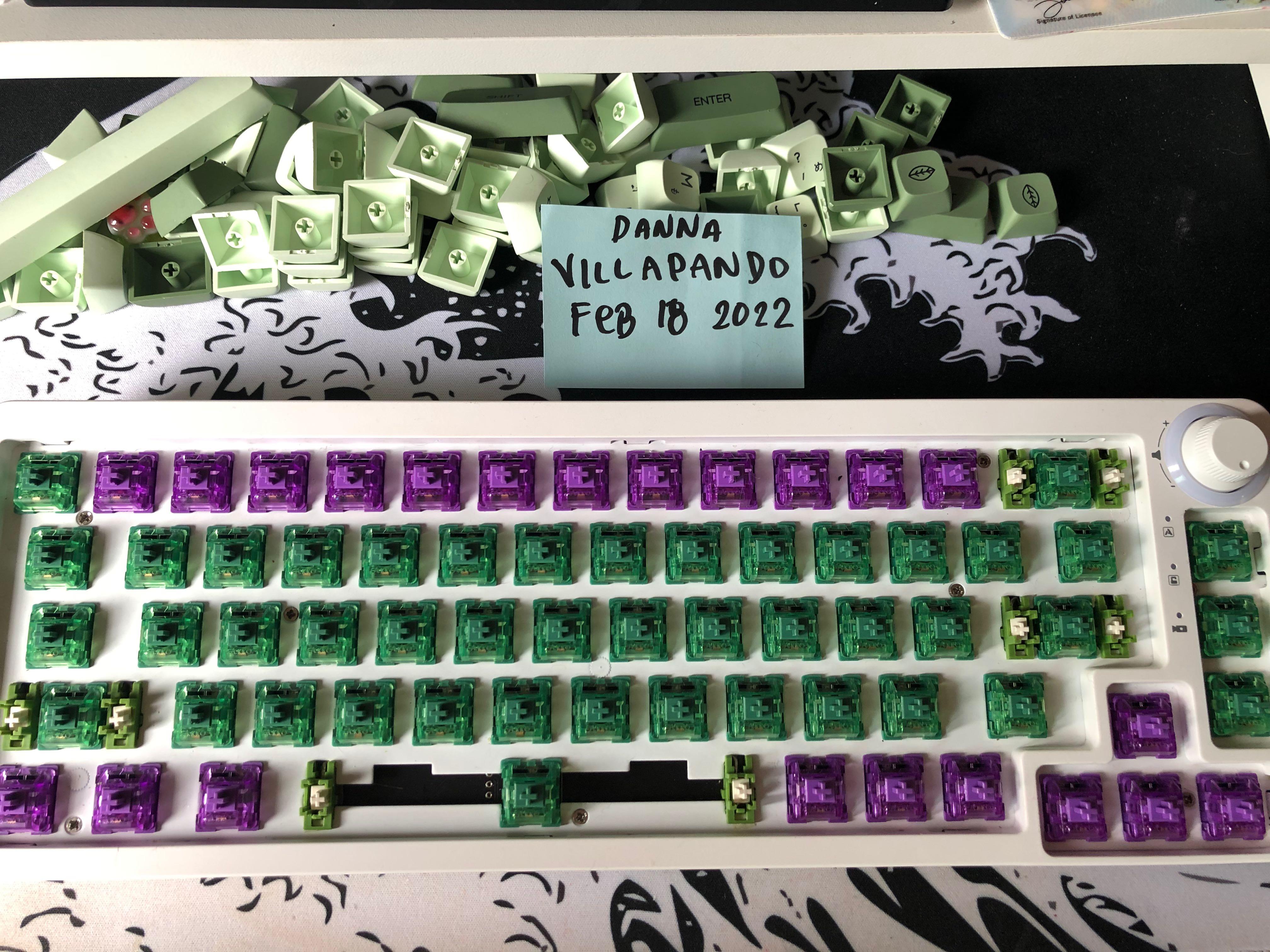 Akko Matcha + Akko Lavender bundle, Computers & Tech, Parts ...