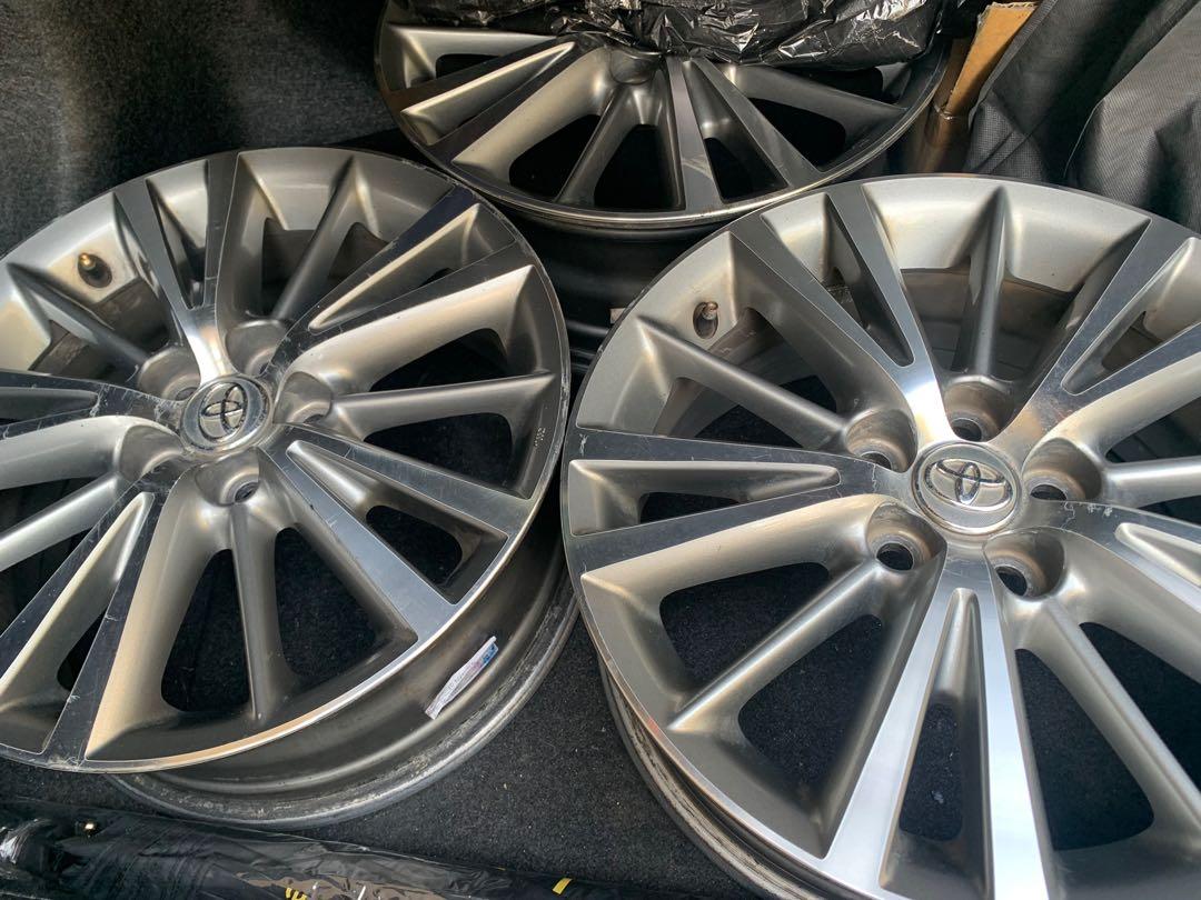 Altis mags, no tires, Car Parts & Accessories, Mags and Tires on Carousell