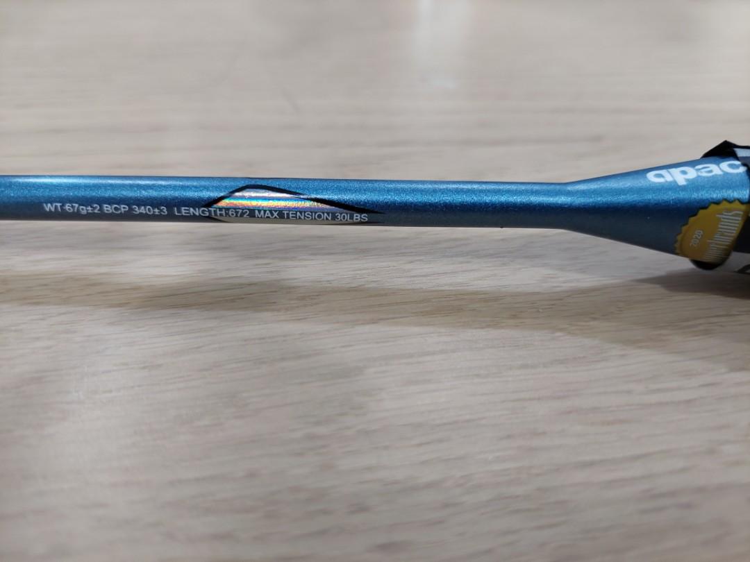 Apacs Fly Weight 10 Racket, Sports Equipment, Sports & Games, Racket ...