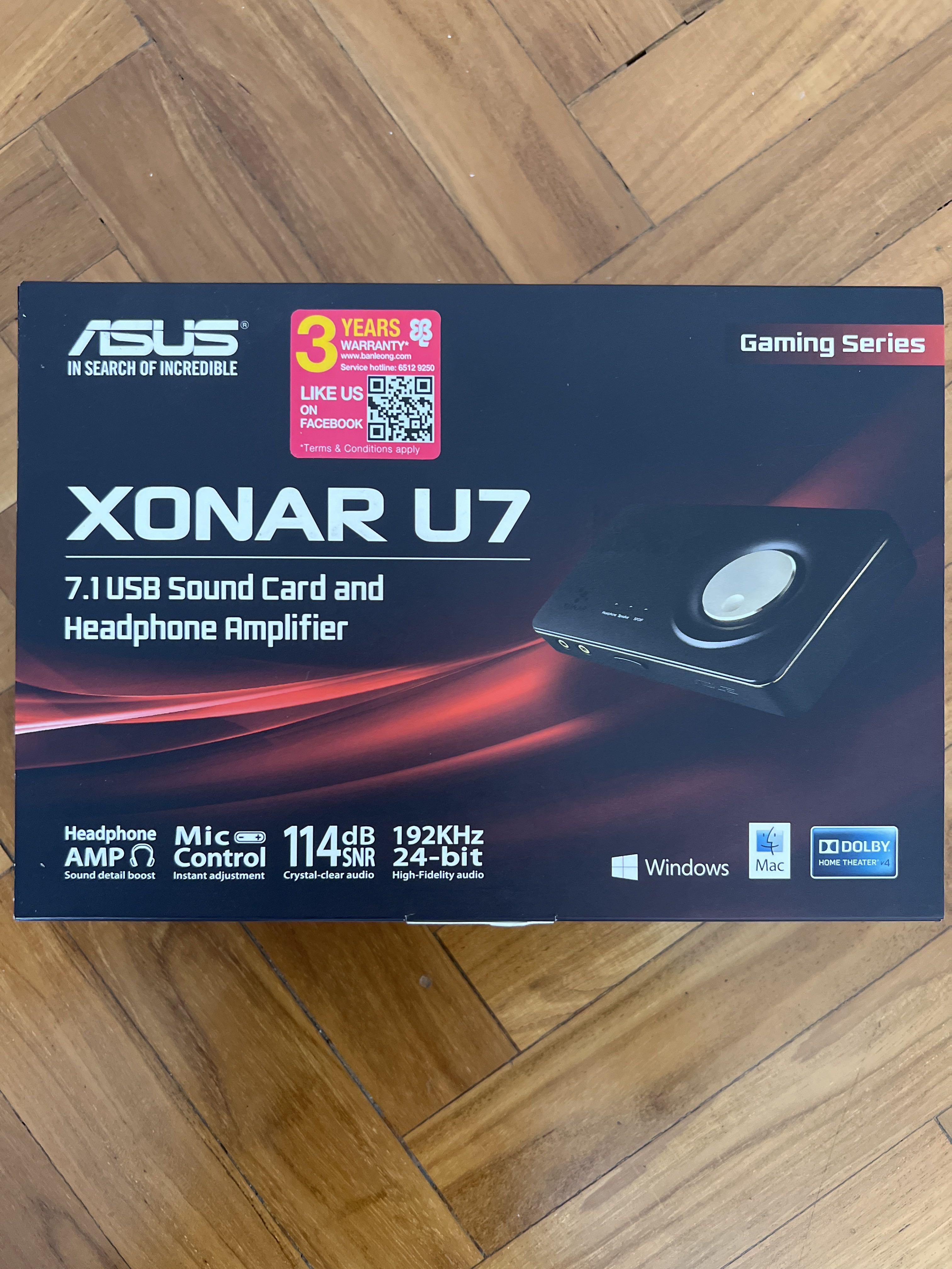 Asus Xonar U7 7.1 USB Sound Card, Computers & Tech, Parts & Accessories ...