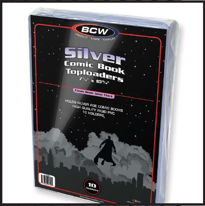 BCW Silver Age Comic Top Loaders (10s) Rigid / Acid-Free, Hobbies & Toys, Books & Magazines ...