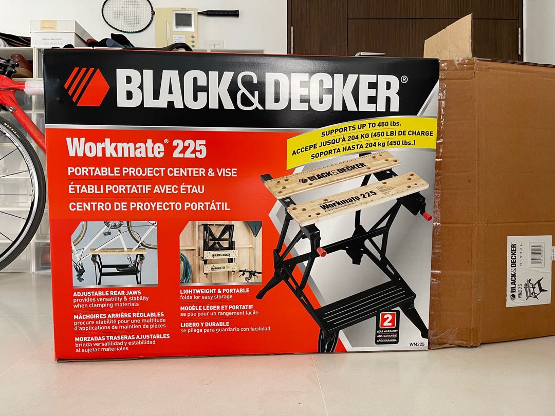 Black & Decker Workmate workbench 225, Furniture & Home Living, Home ...