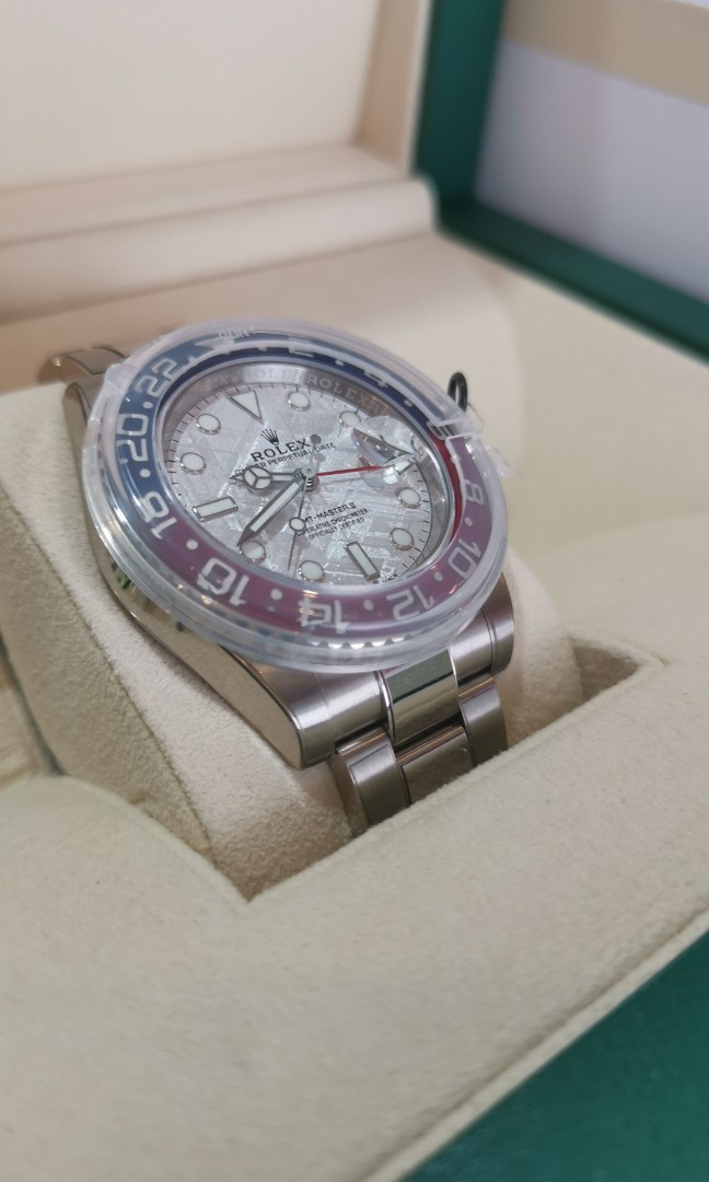 BNIB JAN 2022 Rolex GMT Master II 126719BLRO (Meteorite Dial ...