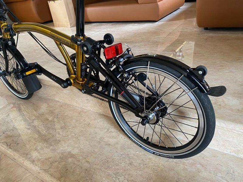 Brompton Gold limited edition Asia, Sports Equipment, Bicycles & Parts ...