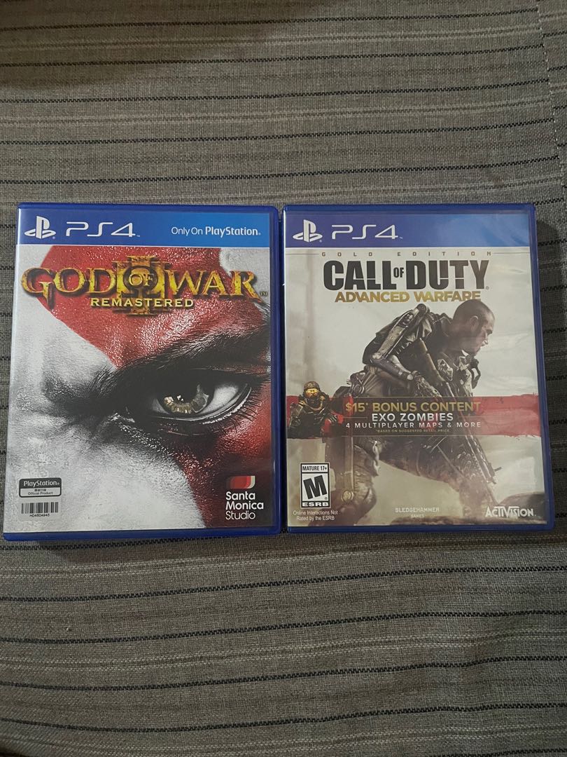 Call of duty Advanced warfare and God of War Remastered, Video Gaming ...