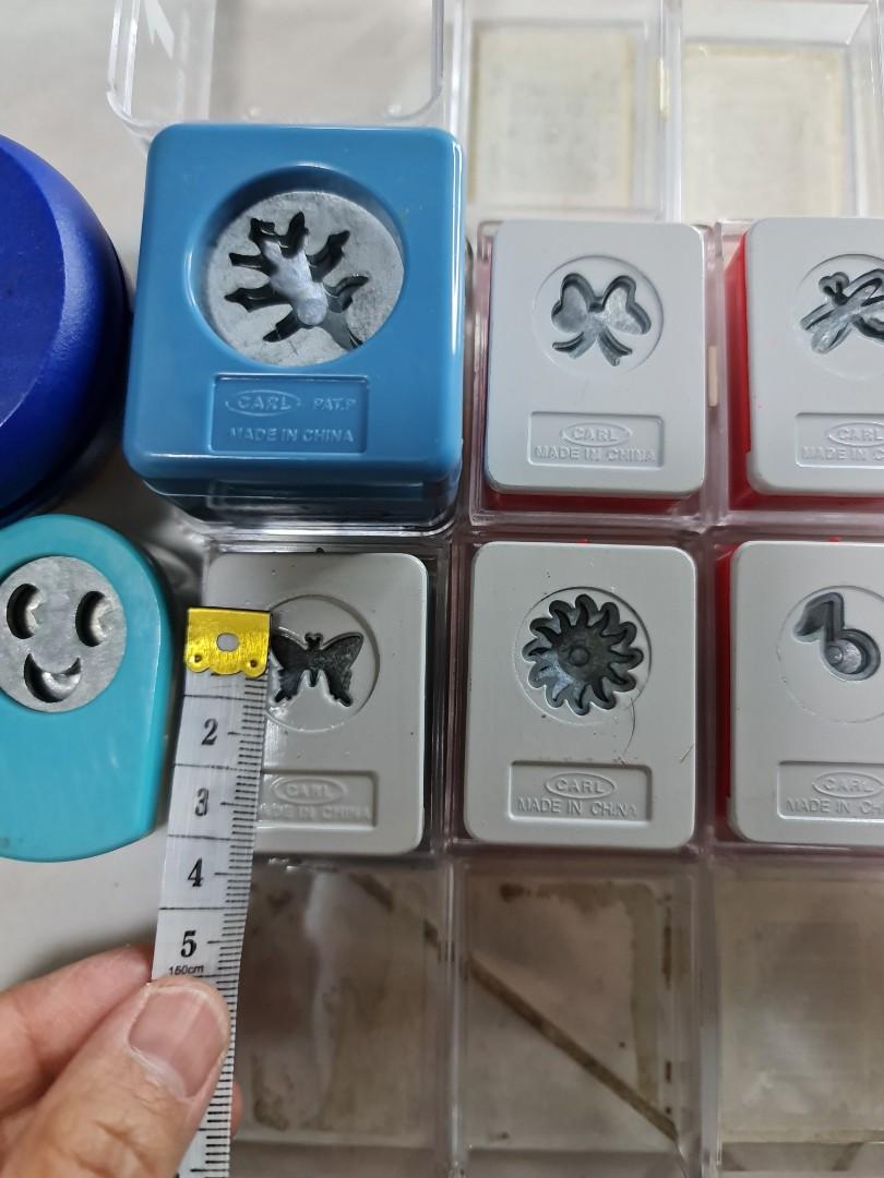 Carl Carla Craft Punch Perforatrice Stamps Big and Small Size, Hobbies ...
