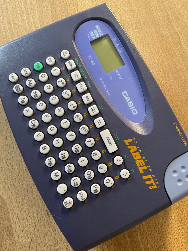 Casio EZ label printer, Hobbies & Toys, Stationery & Craft, Stationery ...