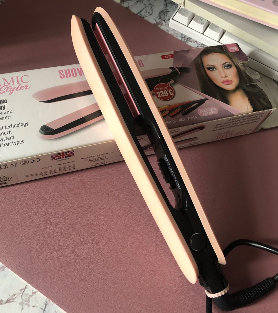 Ceramic Hair Straightener, Beauty & Personal Care, Hair on Carousell