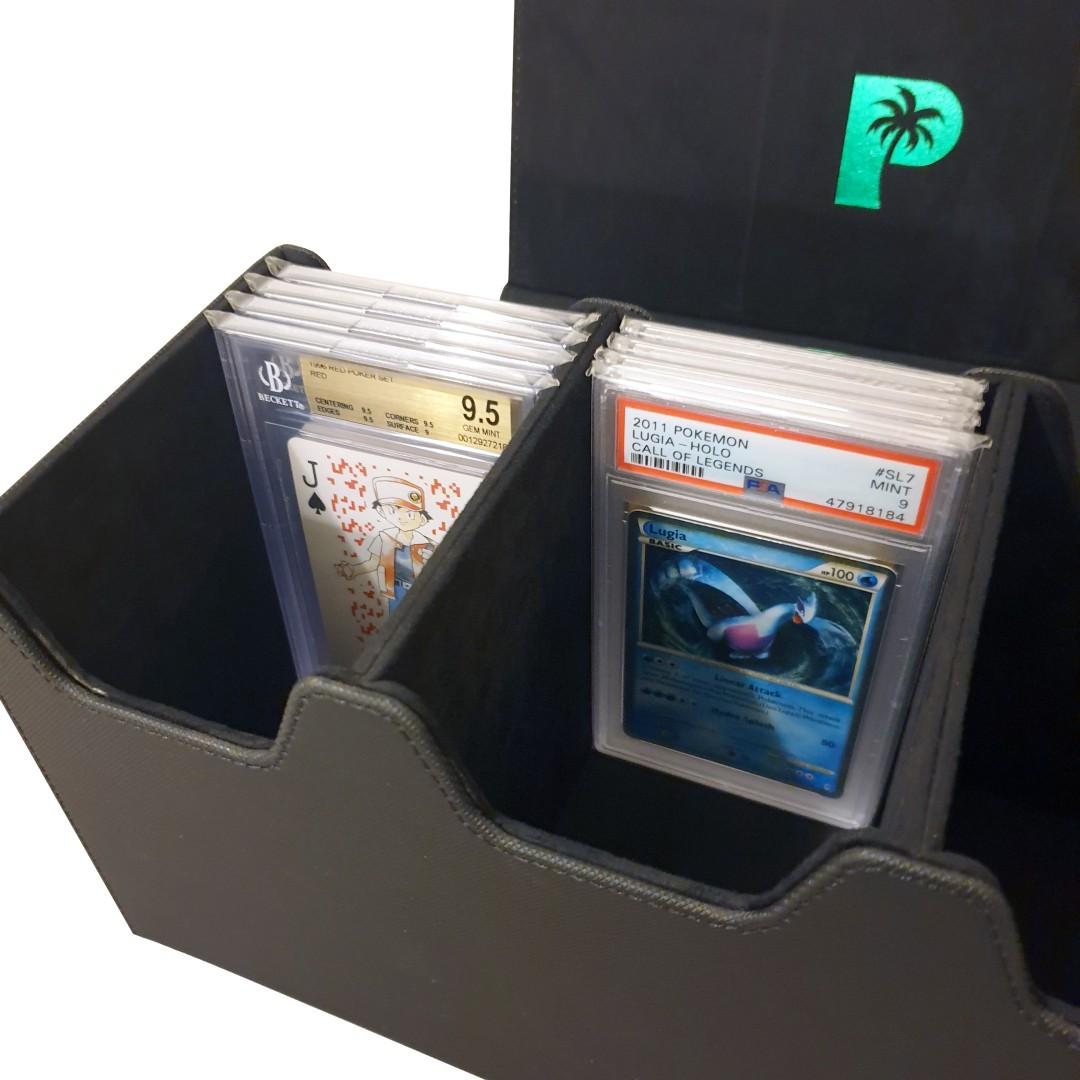 Deluxe Graded Card Case 60 Capacity Storage Box for PSA & BGS Slabs ...