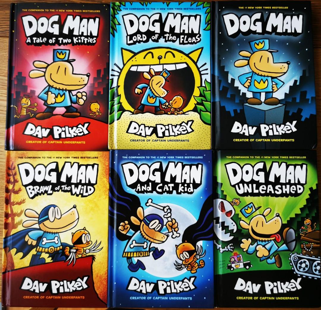 Dog Man 6 books hard cover, Hobbies & Toys, Books & Magazines, Children ...
