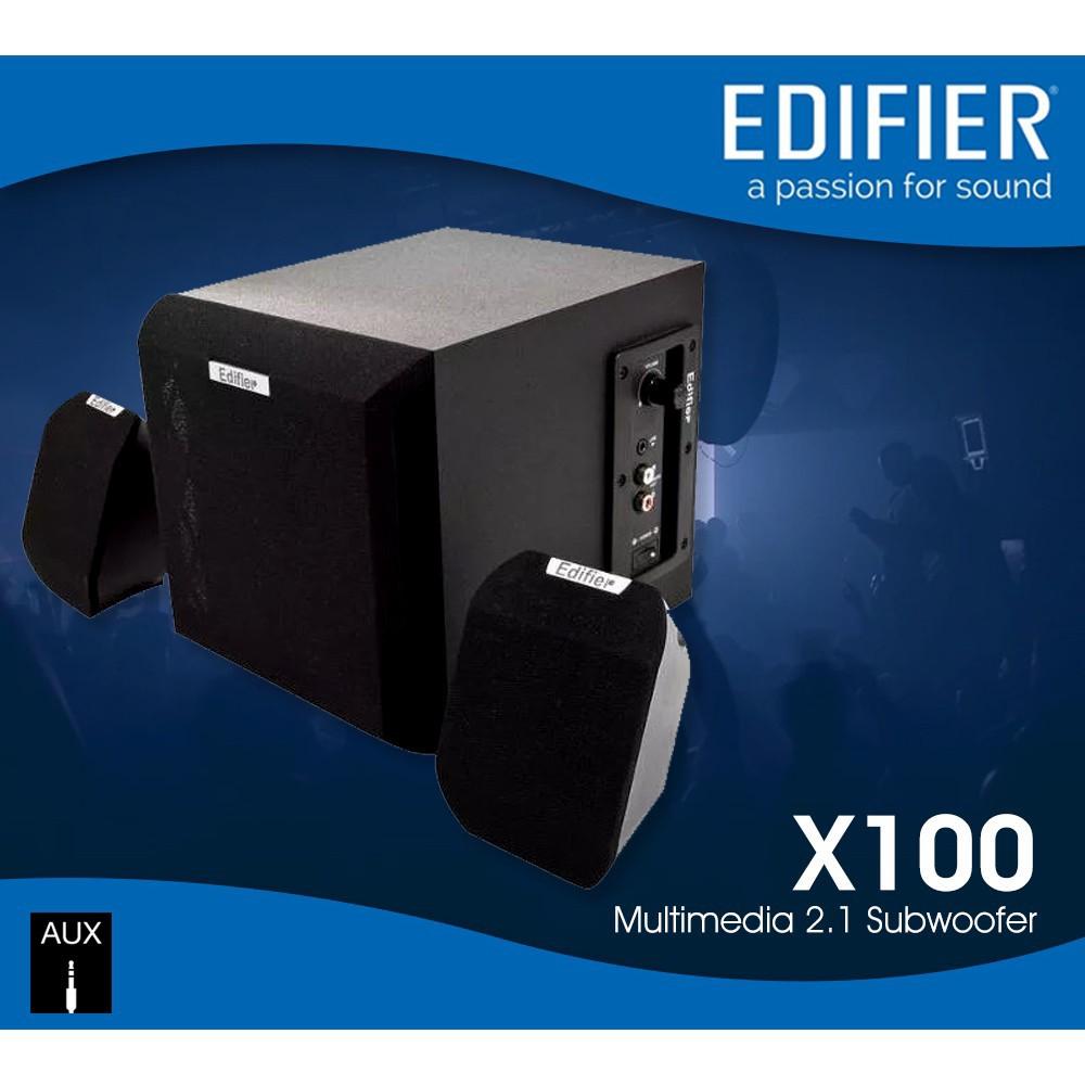 EDIFIER X100 2.1 SPEAKER SYSTEMS, Audio, Soundbars, Speakers ...