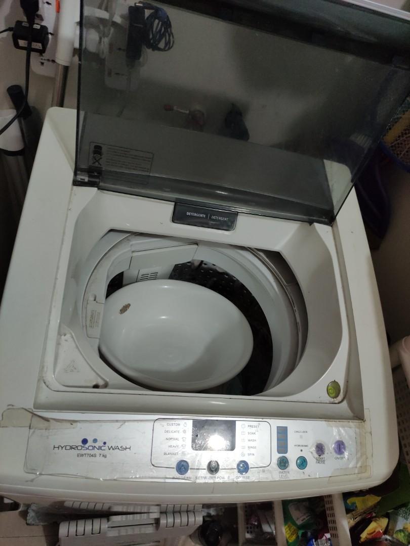 Electrolux Hydrosonic Washing Machine 7kg Top Load, TV & Home ...