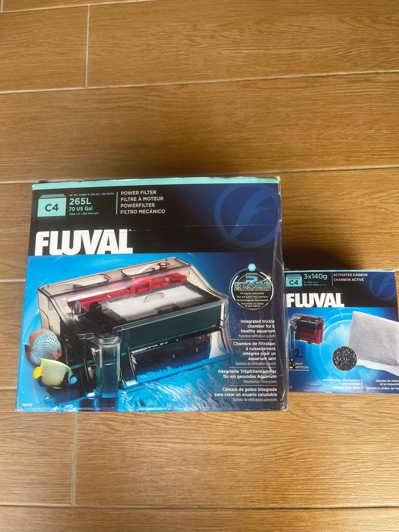 Fluval C4 filter, Pet Supplies, Homes & Other Pet Accessories on Carousell