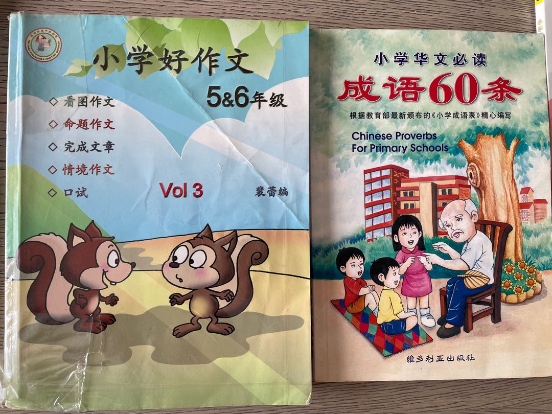 FREE CHINESE Primary school books, Hobbies & Toys, Books & Magazines ...