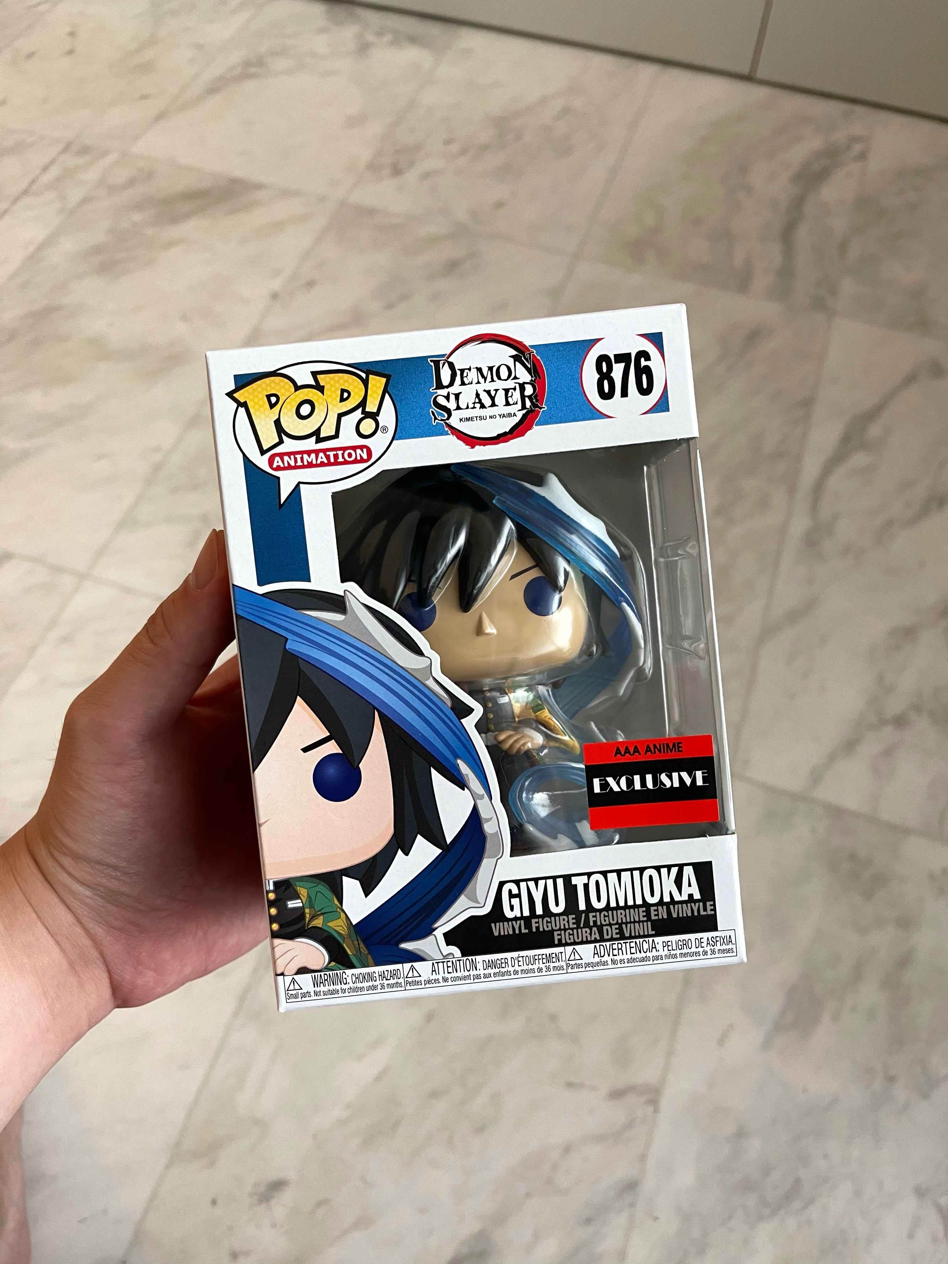 Funko Pop! Demon Slayer: Giyu Tomioka #876 (AAA Anime Exclusive ...