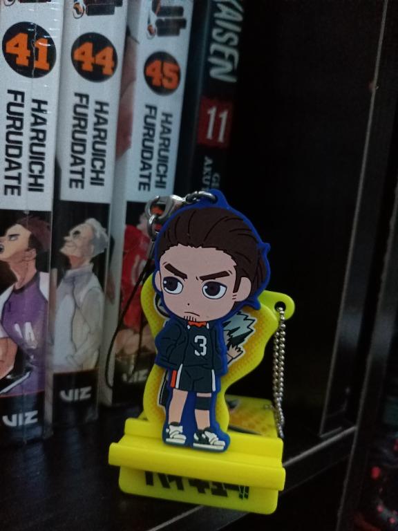 Haikyuu: Asahi Azumane Rubber keychain, Hobbies & Toys, Memorabilia ...