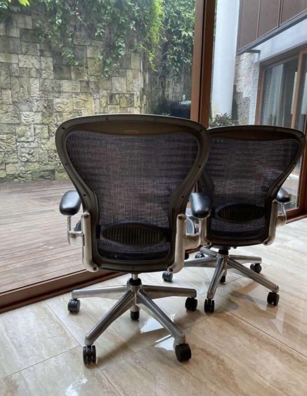 Herman Miller Aeron Type C, Furniture & Home Living, Furniture, Chairs ...