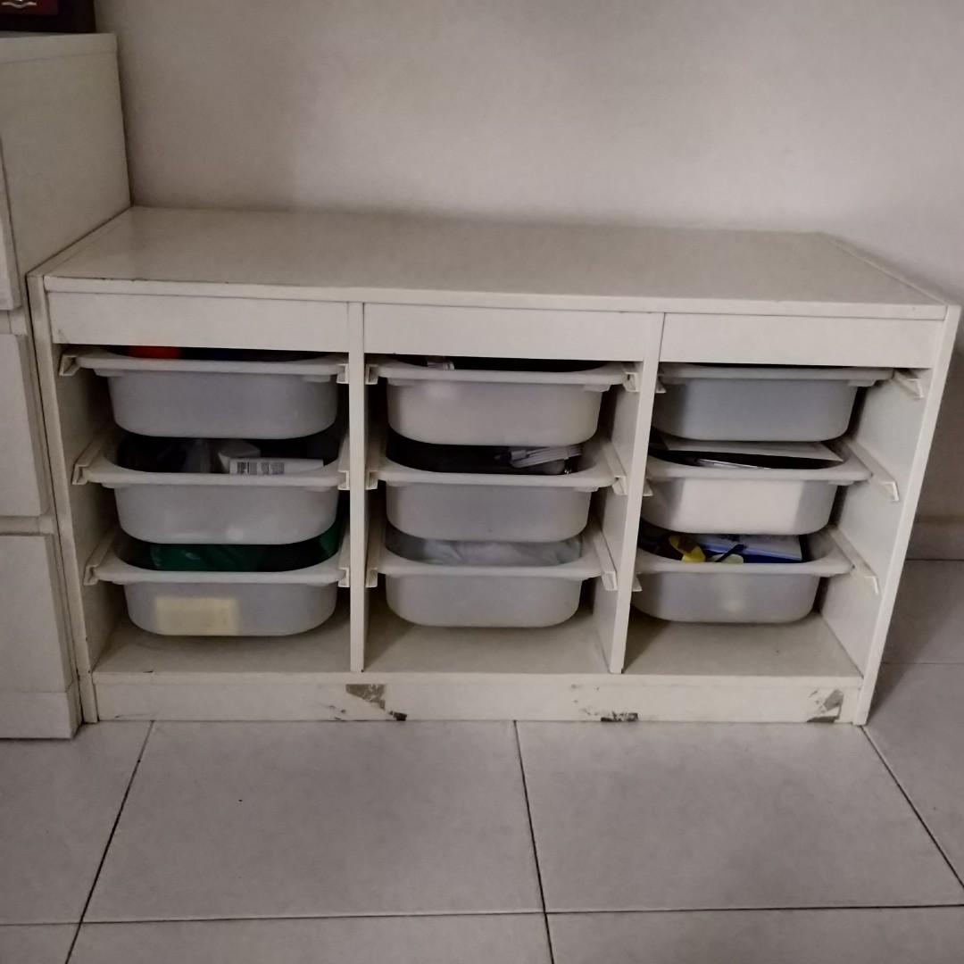 Ikea TROFAST storage drawer unit, Furniture & Home Living, Furniture ...