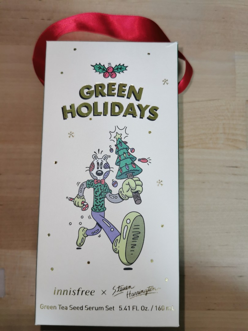 Innis Free Green Holidays Serum Set, Beauty & Personal Care, Face, Face ...