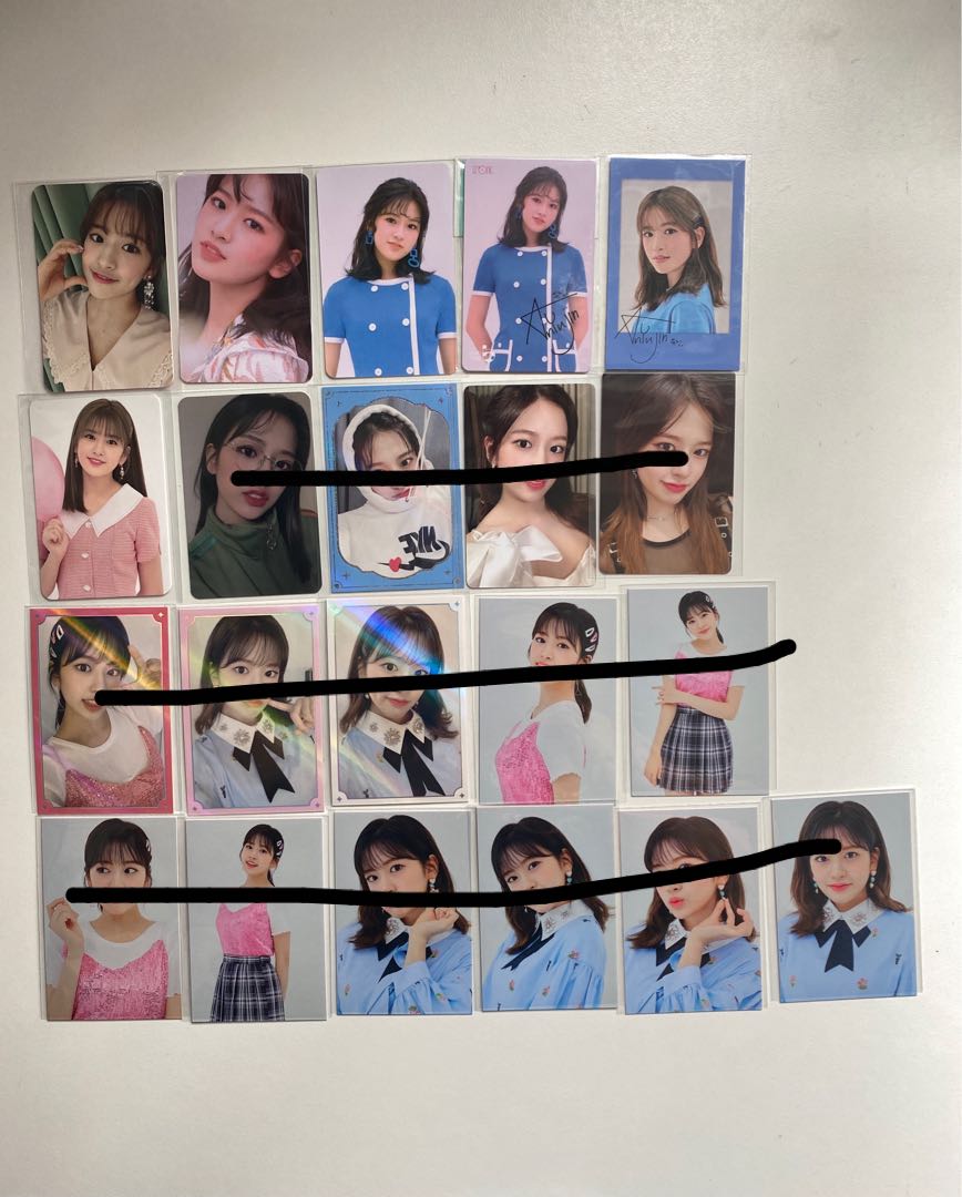 IZONE IZ*ONE IVE YUJIN PHOTOCARDS, POSTCARDS, STICKERS, Hobbies & Toys ...