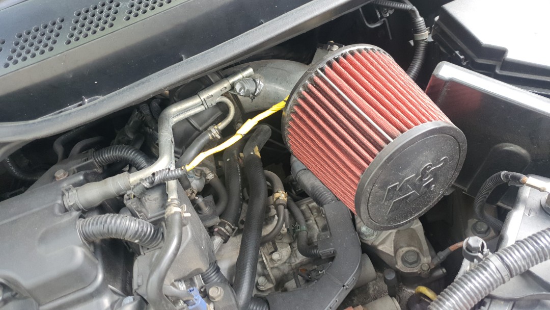 K&N open pod air intake for civic fd, Car Accessories, Accessories on ...