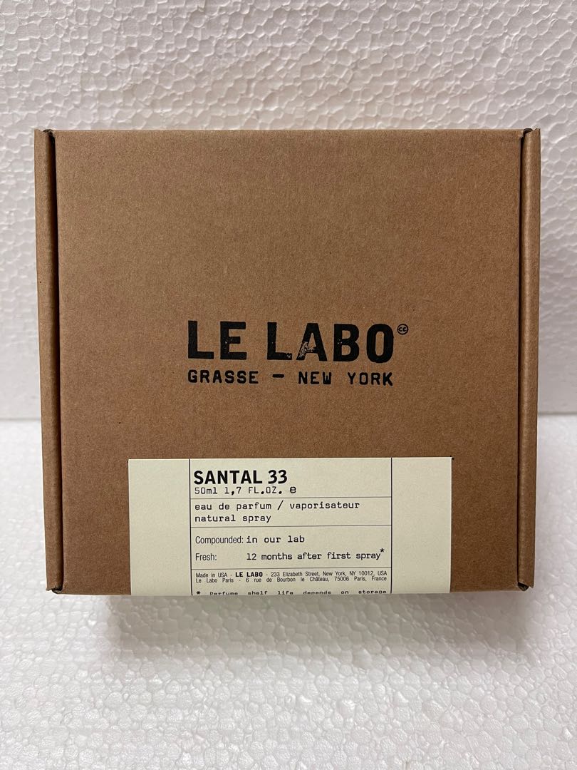 Le Labo 33 EDP 50ML, Beauty & Personal Care, Fragrance & Deodorants on ...