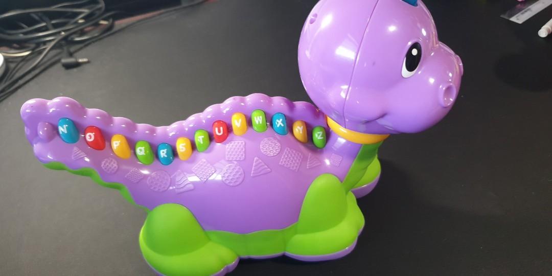 Leapfrog Lettersaurus, Babies & Kids, Infant Playtime on Carousell