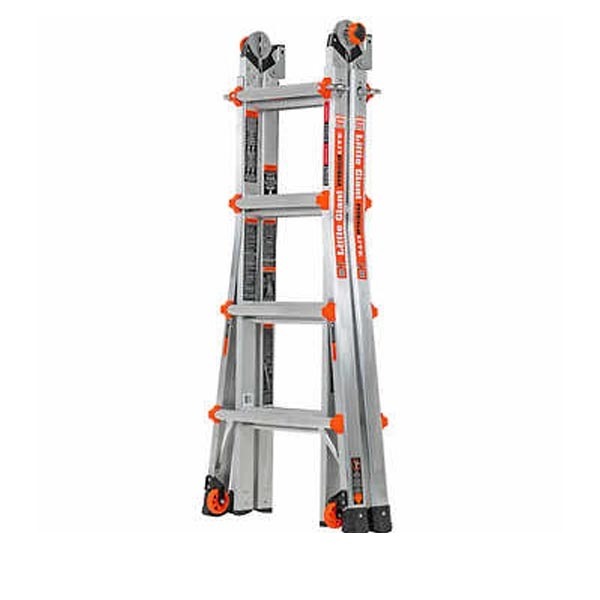 Little Giant 15FT Ladder with Tip & Glide Wheels #15417-104, Commercial ...