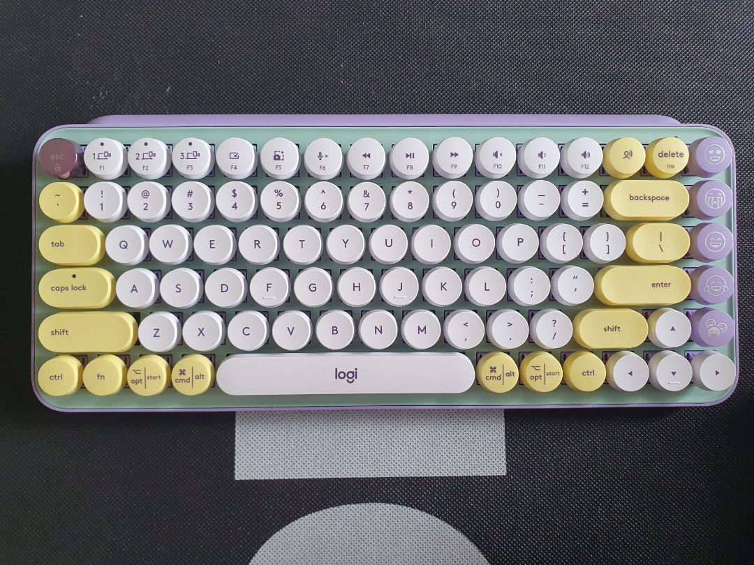 Logitech Pop Wireless Keyboard Daydream Mint (Tradable LF> Blast Yellow ...
