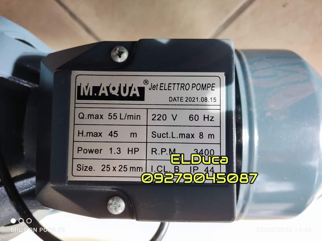 M. Aqua Italy 1.3HP 750W Jet Pump / Electric Water Pump, Furniture ...