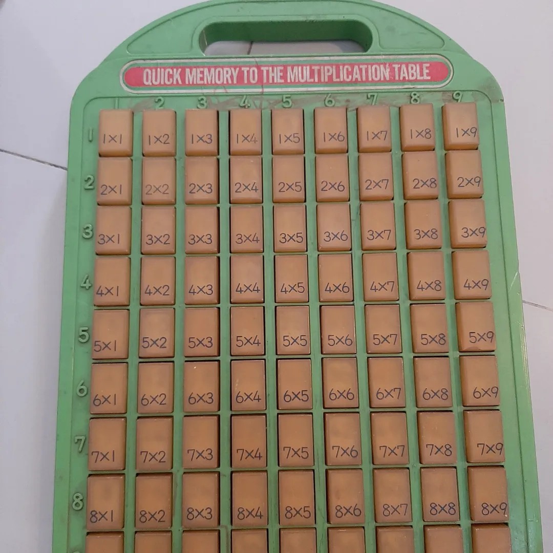 Magic multiplication gakken, Toys & Collectibles, Permainan Papan ...