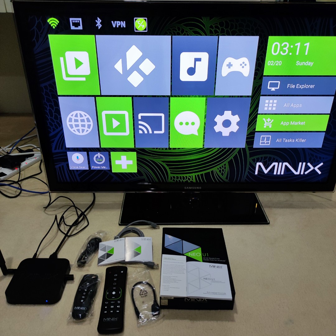 MINT! Minix Neo U1 Android TV Box UHD 4K Streaming Media Hub / Box ...