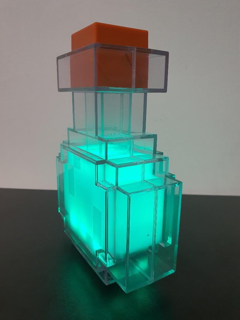 (IN) MOJANG Minecraft Colour Changing Potion Bottle Light, Hobbies ...