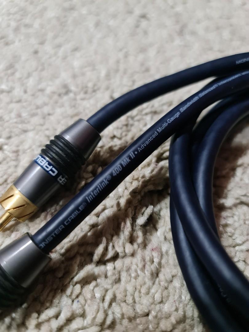 Monster Cable Interlink 400MKii, Audio, Portable Audio Accessories on ...