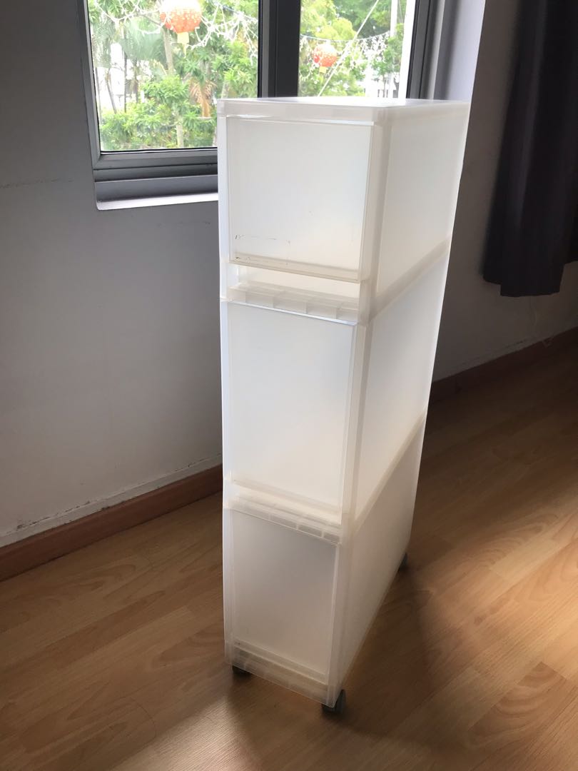 Muji movable drawer, Furniture & Home Living, Furniture, Shelves ...