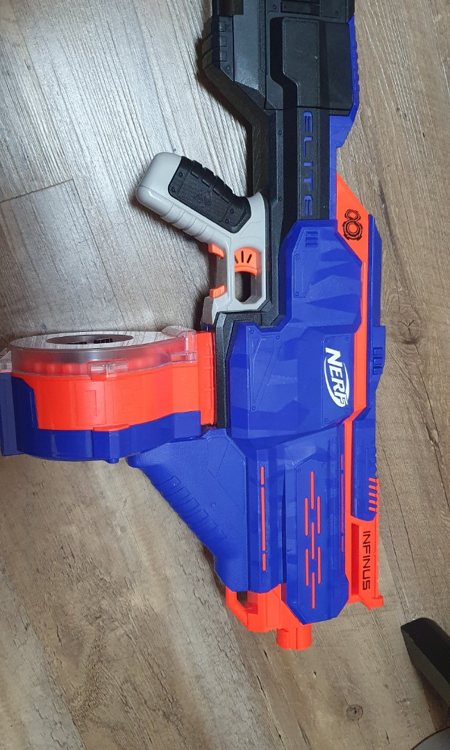 Nerf Gun Infinus N-strike Elite, Hobbies & Toys, Toys & Games on Carousell