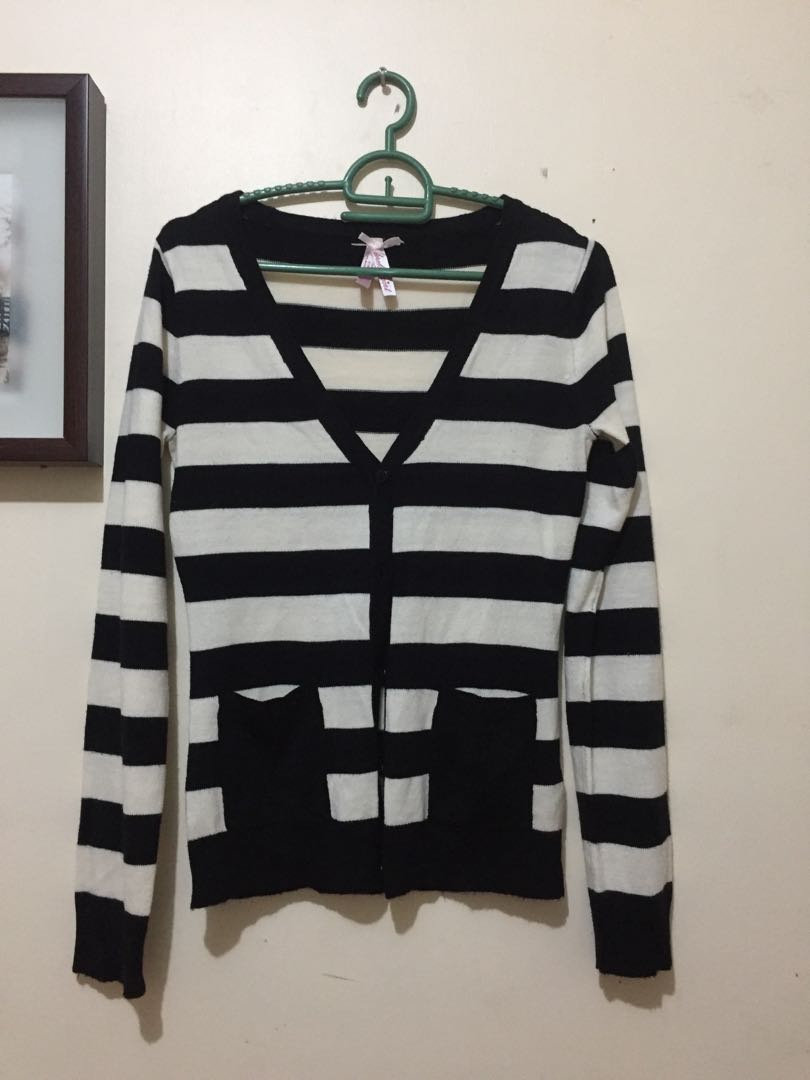 Netted jacket stripes for women small size, Women's Fashion, Coats ...