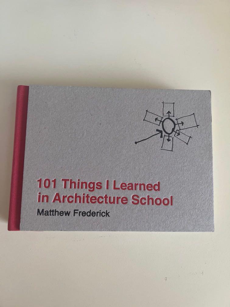 new 101 things i learned in architecture school, Hobbies & Toys, Books ...
