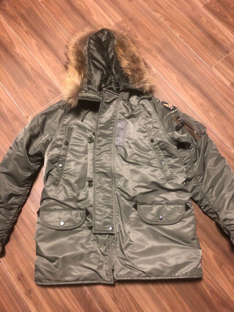 New Houston N3B jacket 軍褸 M L-N1 A2 B15 McCoy pherrow buzz alpha avirex, 男裝, 外套及戶外衣服 - Carousell