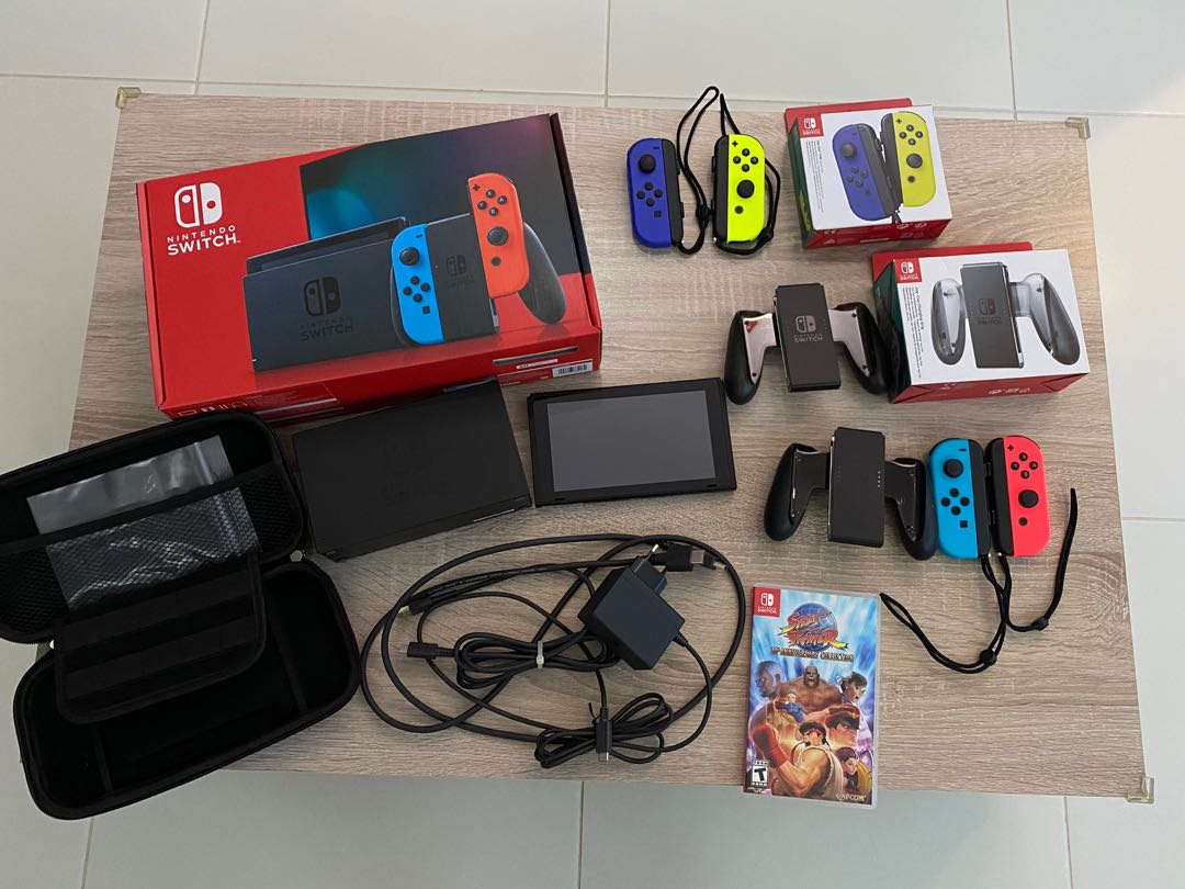 Nintendo Switch Console Set - Neon Gen 2 (Maxsoft), Video Gaming, Video ...