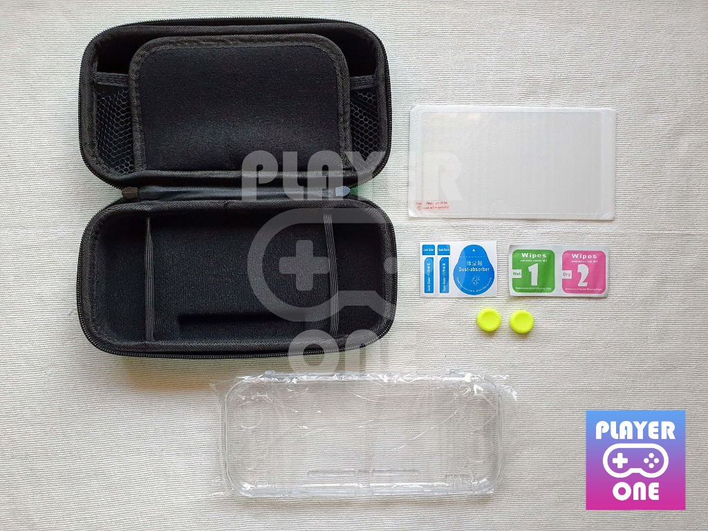 Nintendo Switch Lite Carry Pouch 4 in 1 Kit (Available Colors: Blue and ...