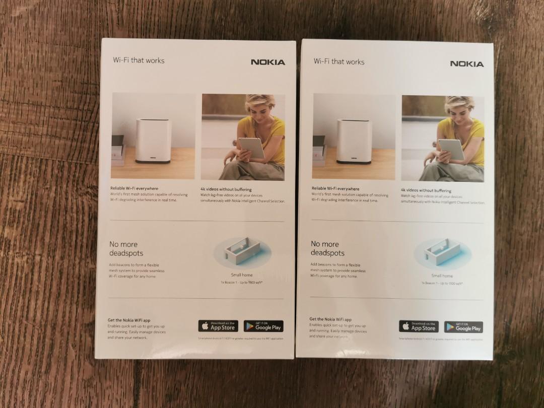 Nokia Wifi Beacon 1 Mesh Router, Computers & Tech, Parts & Accessories ...