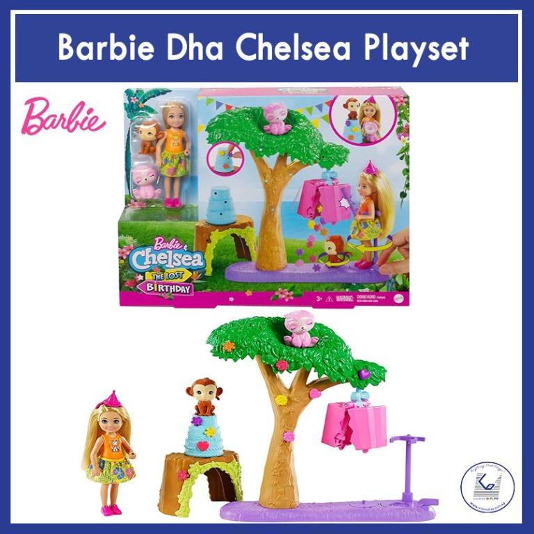 Original Mattel Barbie Chelsea The Lost Party Birthday Forst Playset ...