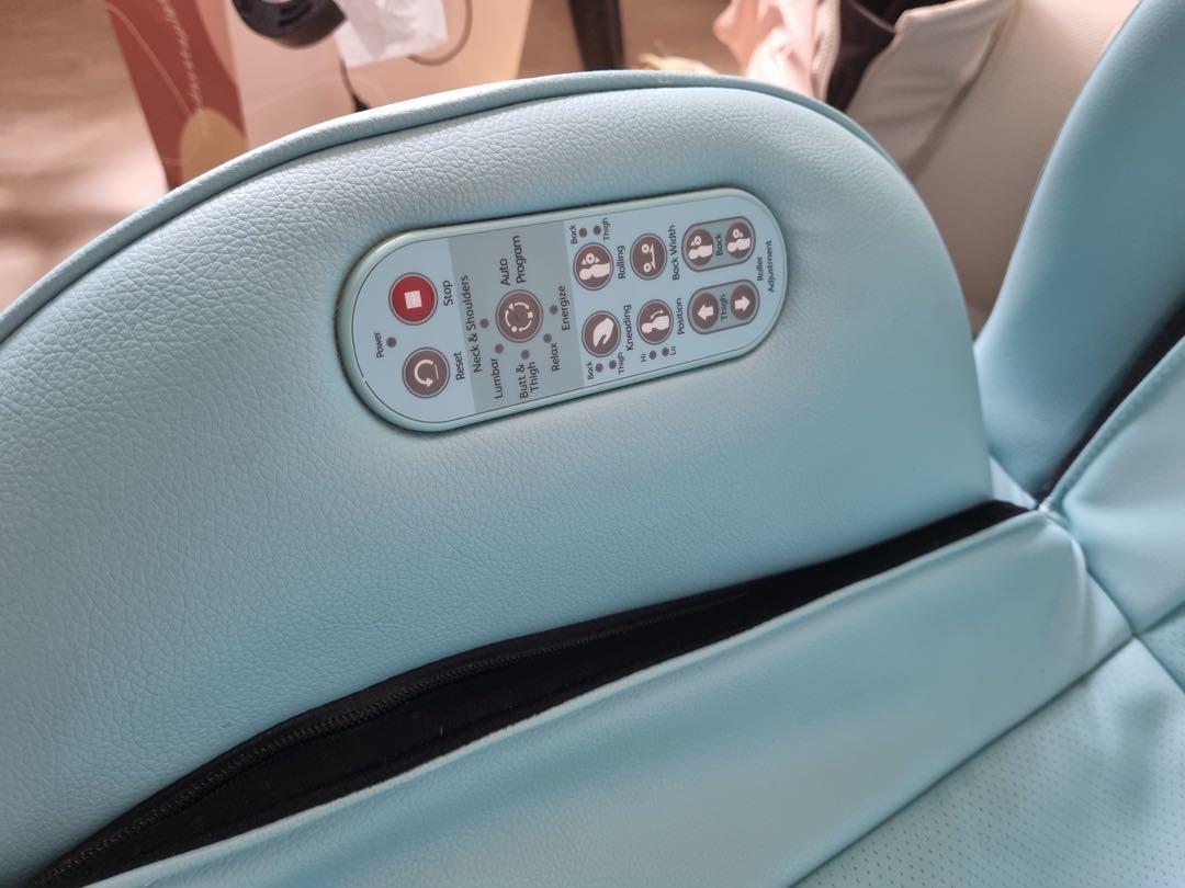 Osim UDivine Mini Massage Chair (Blue), Health & Nutrition, Massage ...