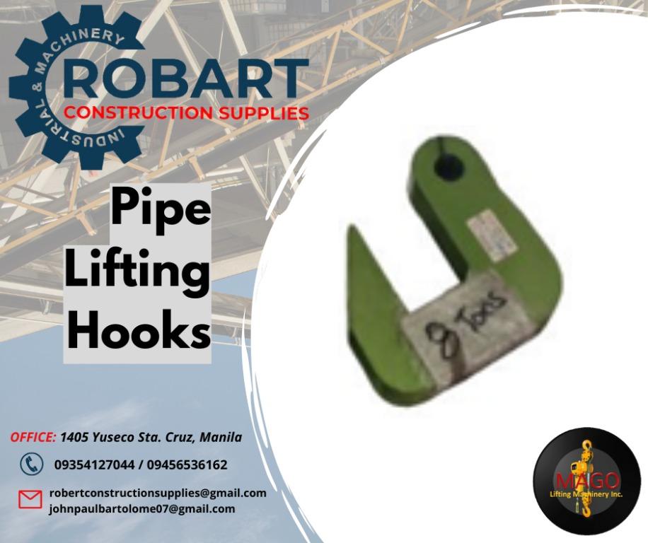 Pipe Lifting Hooks, Commercial & Industrial, Construction Tools ...